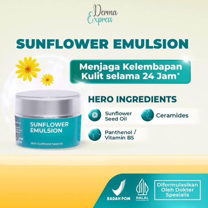 Derma Express Moisturizer Sunflower Emulsion Cream Derma Express ...