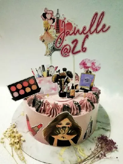 Make up themed set cake topper | Lazada PH