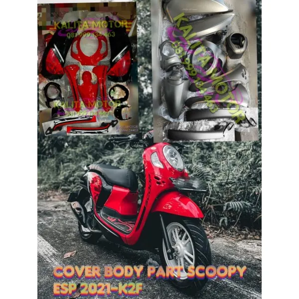 Scoopy k2f - fullset cover body Scoopy esp new 2021 | Lazada Indonesia