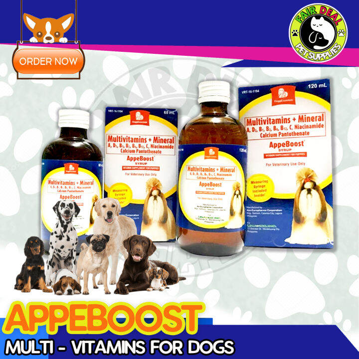 APPEBOOST Multivitamins for Dogs (60&120mL) | Lazada PH