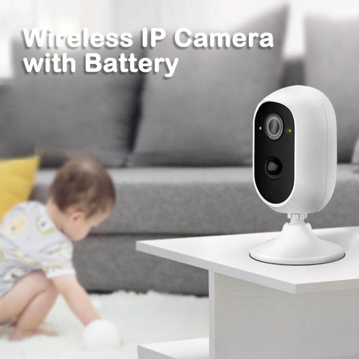 3Tech mall 1080P Wireless Outdoor IP Camera Rechargeable Battery ...