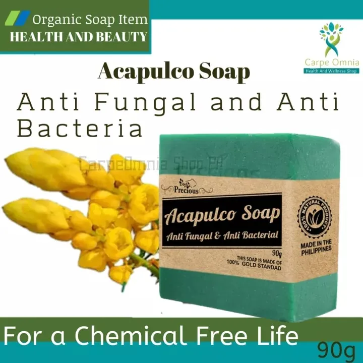 CarpeOmnia 3 pieces (1x90 grams) Organic Herbal Soap Natural Acapulco ...