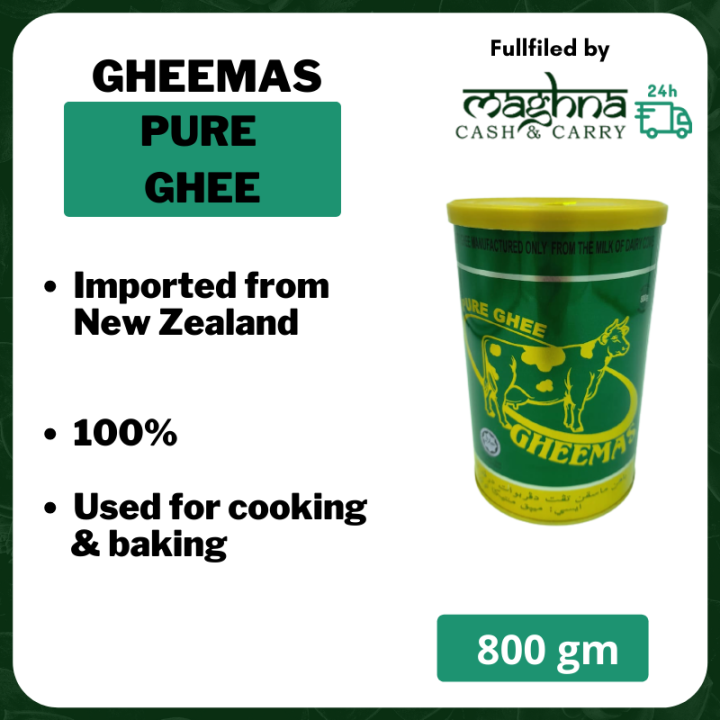 Gheema's Pure Ghee (Minyak Sapi Tulin) - 1 Can (800 g) | Lazada