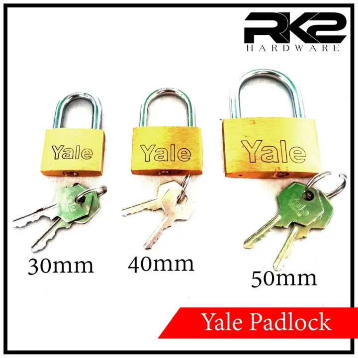 Yale Heavy Duty Brass Padlock 30mm 40mm 50mm | Lazada PH