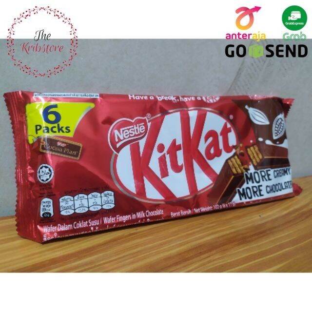 NESTLE Kitkat Multipack 2F isi 6pcs Cokelat Kit Kat + Free Bubble Warp | Lazada Indonesia