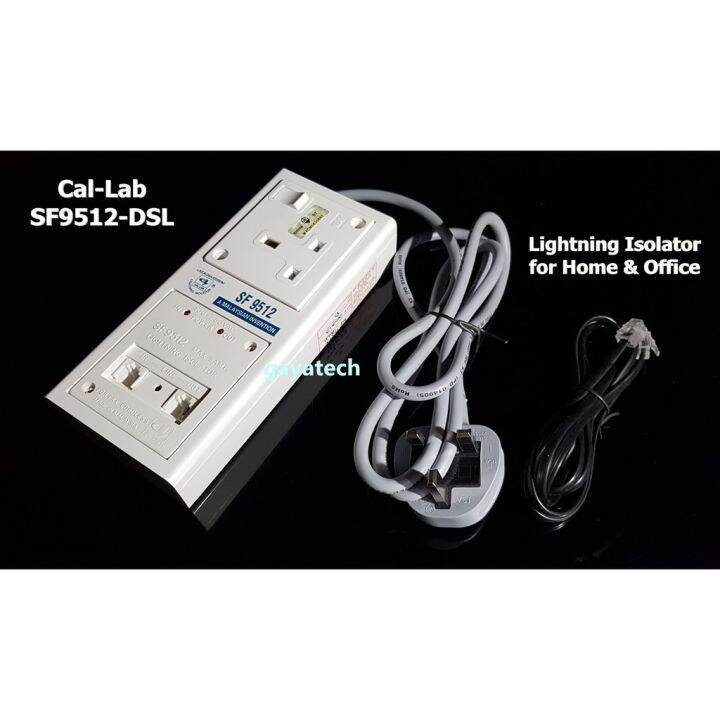 Cal-Lab SF9512-DSL Lightning Isolator Power/Socket Outlet (Home ...