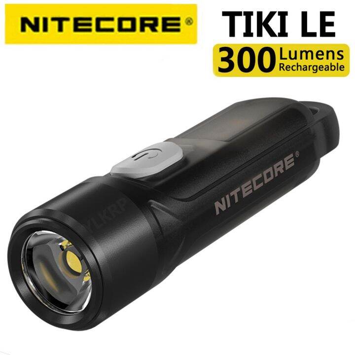 Original NITECORE TIKI TIKI LE 300 lumens USB Rechargeable Keychain ...