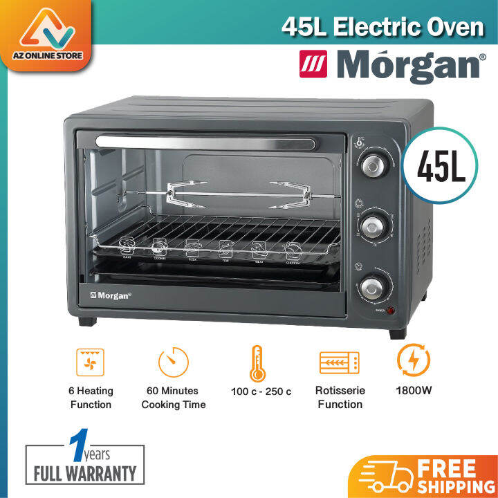 Morgan Electric Oven MEO-GLAMO 45RC 45L Convection Electric Oven ( 2 ...