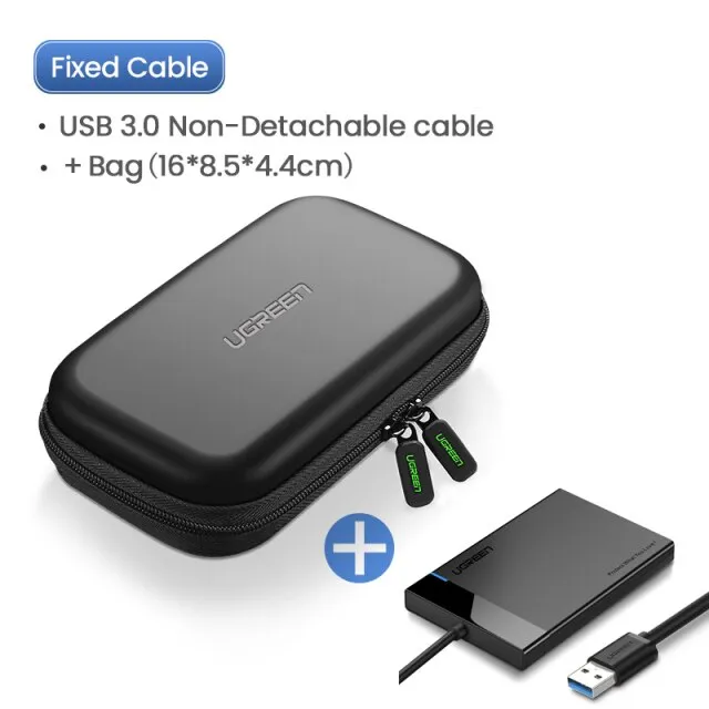 2.5 HDD SSD Case SATA To USB 3.1 Adapter Case HD External Hard Drive ...