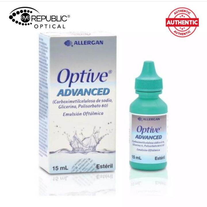 Optive Advanced Lubricant Eye Drops 15ml | EYE Republic Optical | Lazada PH