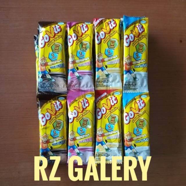 GOVIT SAGON SEREAL BERVITAMIN 50 SACHET DENGAN RASA RANDOM SIAP MAKAN ...