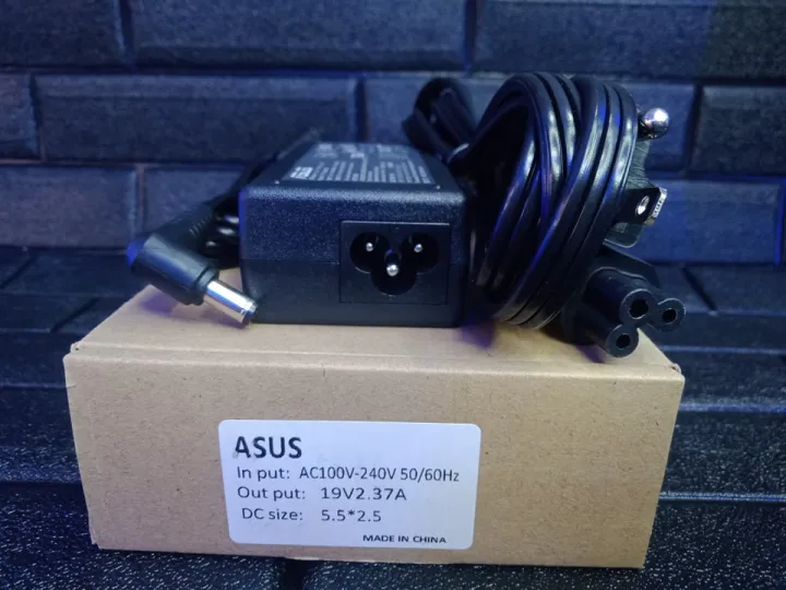 Asus Laptop Charger 19V 2.37A(shaqnet) | Lazada PH