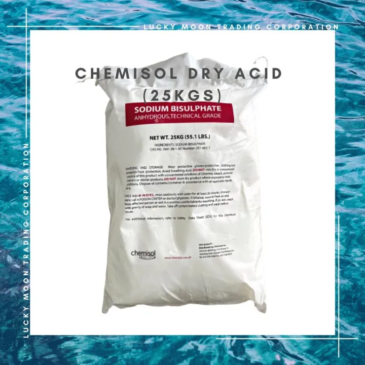 LMTC Swimming Pool Supplies CHEMISOL Dry Acid (25KGS) | Lazada PH