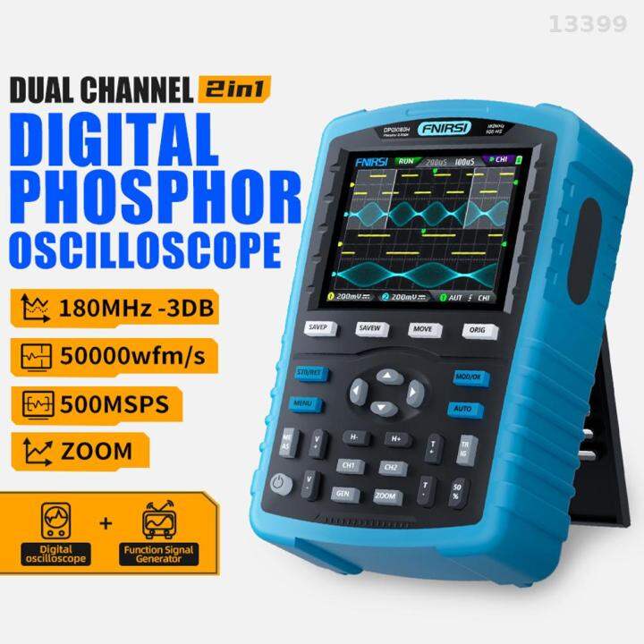 Handheld Fluorescent Digital Oscilloscope Dual-channel 2in1 Portable ...