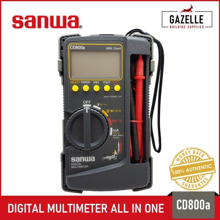 Sanwa All in One DMM Digital Multimeter Multitester Tester with Tough ...