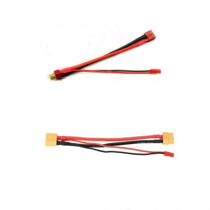 RC Aircraft Deans T plug XT60 Extension Cable with JST Parallel Battery ...