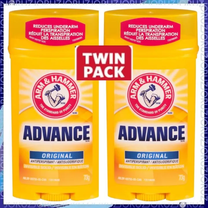 ARM & HAMMER Advance "ORIGINAL" Invisible Solid Antiperspirant Deodorant 73g -100% AUTHENTIC ...