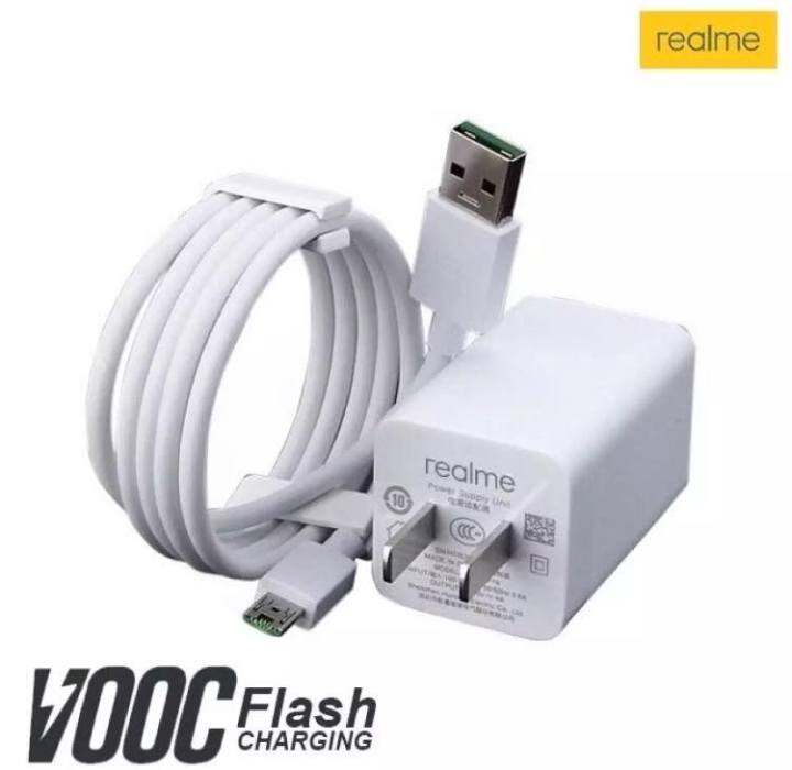 Realme original Fast Charger VOOC Flash charging 20W 5V 4A Micro USB ...