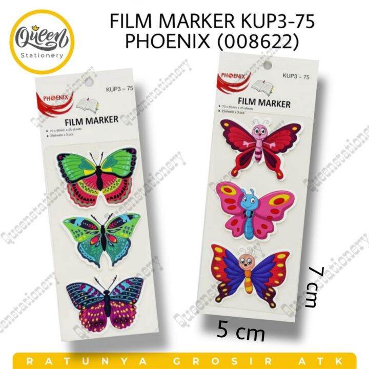 FILM MARKER KUP3-75 PHOENIX (008622) / STICK NOTE / STICKY NOTE KUPU ...