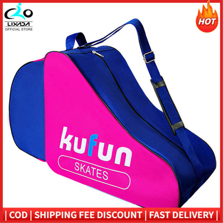 Inline Skate Carry Bag Roller Skates Ice Skates Carrier Bag Case with ...