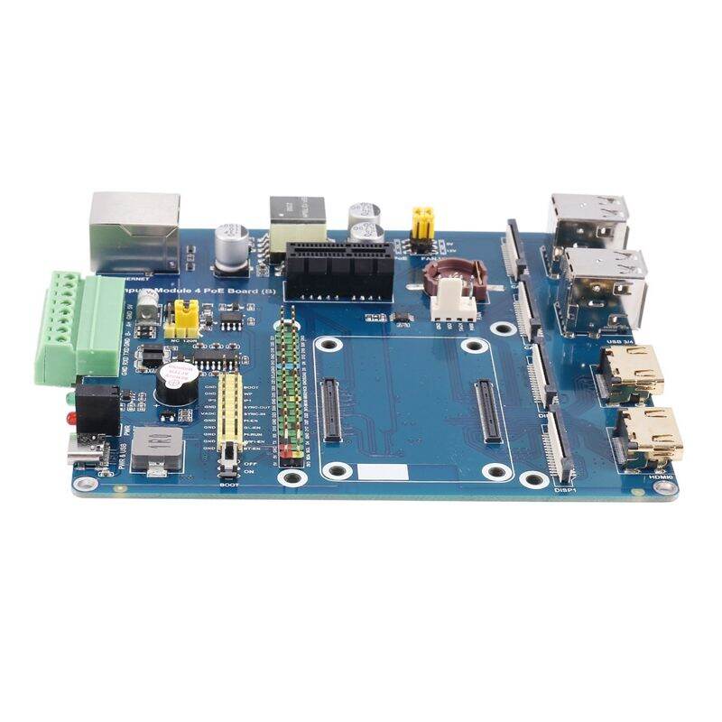 For Raspberry Pi Compute Module 4 POE/RS485/RS232 Expansion Board 2 ...