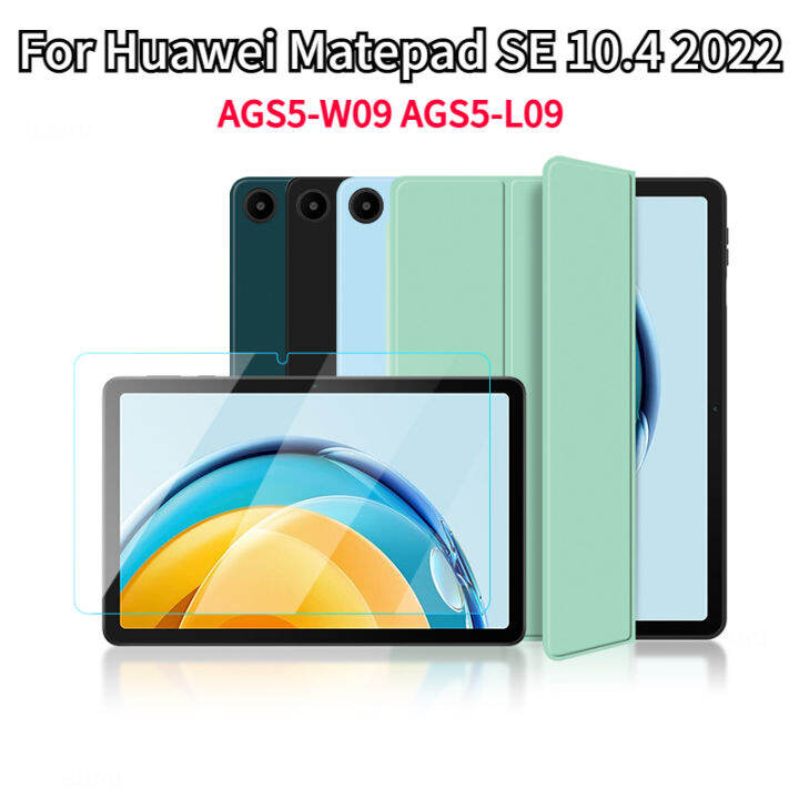 สำหรับ Huawei MatePad SE 10.4 2022เคสซัมซุงเคสบางพิเศษสำหรับ Matepad AGS5-L09 W09พร้อมกระจก1ชิ้น ...