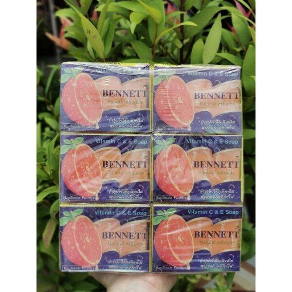*พร้อมส่งถูกยกแพ็ค*Bennett Vitamin C&E Soap: สบู่เบนเนทวิตามิน อี สูตร ...
