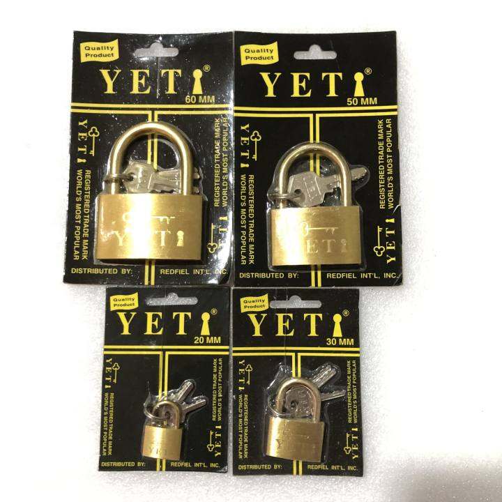 Yeti Brass Padlock 20mm 30mm 50mm 60mm | Lazada PH
