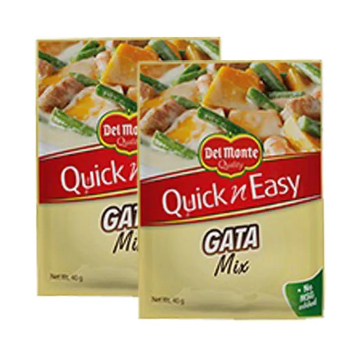 Del Monte Quick 'n Easy Gata Mix 2 Pack (40g per Pack) | Lazada PH