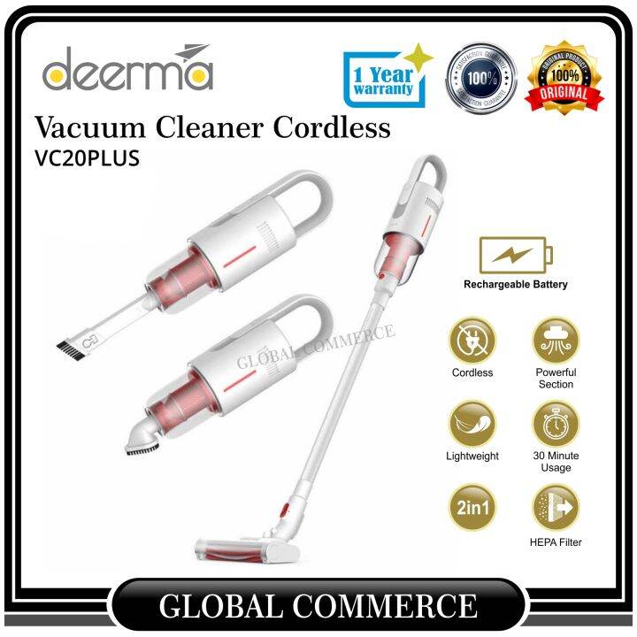 Deerma VC20 Plus Handheld Cordless Vacuum Cleaner Wireless VC20Plus ...