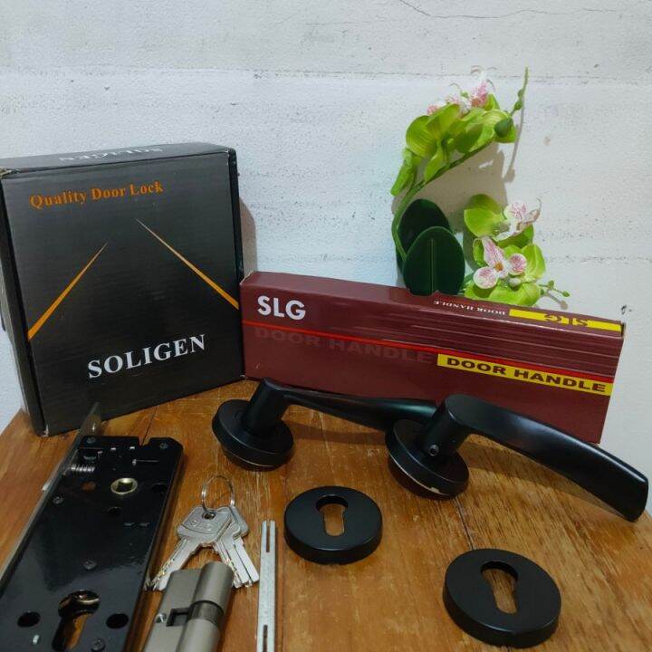 Handle pintu atau laver handle merk Soligen type B003-08 | Lazada Indonesia