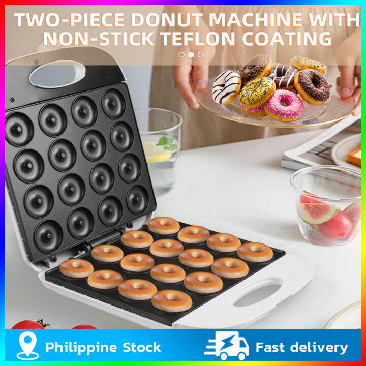 Donut Maker Machine 12 Holes Suitable For 2-3 People 1200w Mini Donut ...