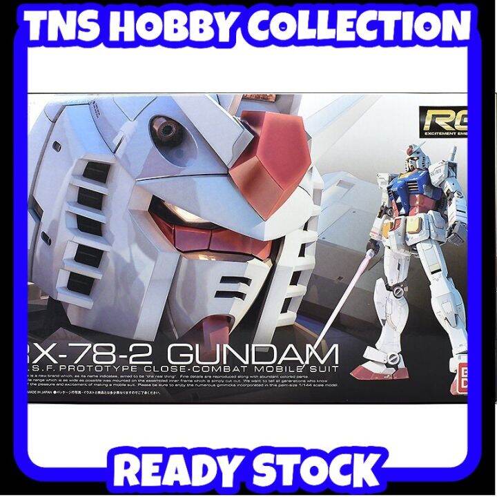 (Ready Stock) Bandai RG 1/144 RX-78-2 Gundam RX78-2 RX782 Gundam Origin Char's Mobile Suit ...