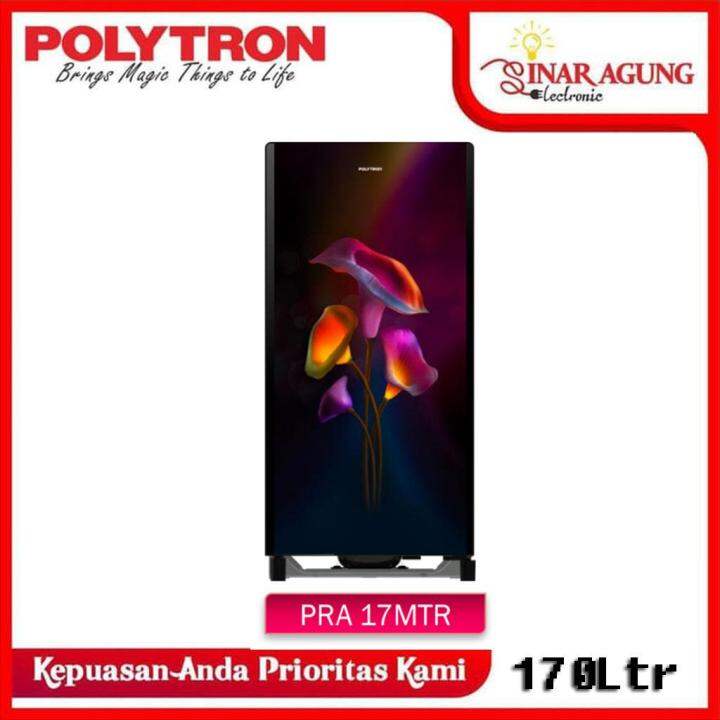 POLYTRON KULKAS 1 PINTU 170L PRA-17 MTR / PRA17 MTR - 100% ORI | Lazada ...