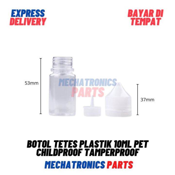 Botol Tetes Plastik 10ml PET Childproof Tamperproof | Lazada Indonesia