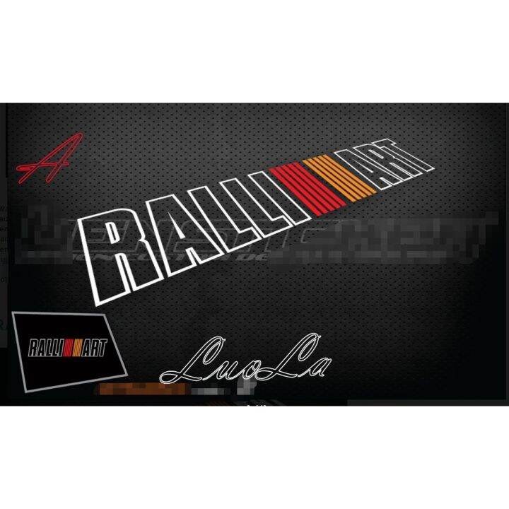 RALLIART mitsubishi windshield sticker | Lazada