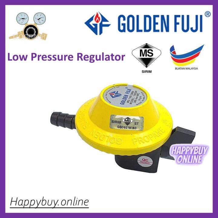 Golden Fuji Low Pressure Gas Regulator Double Protection Extra Seal Cap ...