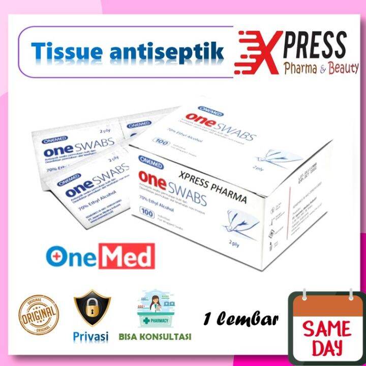 ⚡XPRESS⚡ Oneswab Alkohol Swab One Swab Onemed Antispetik Tissue Tisue ...
