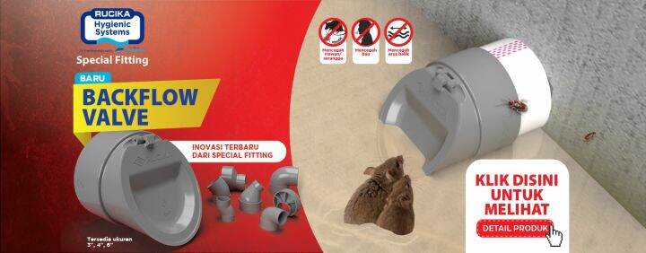 RUCIKA BACKFLOW VALVE 4 INCH | Lazada Indonesia