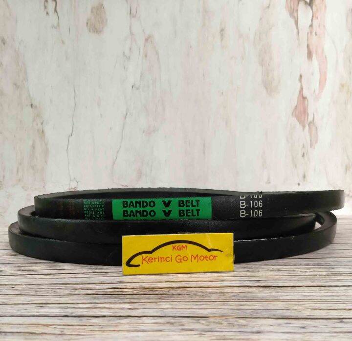 BANDO VAN BELT B-106 V BELT TALI KIPAS B106 FAN BELT VANBELT POLOS | Lazada Indonesia