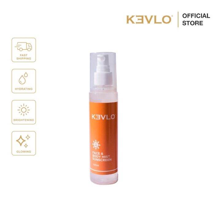 KEVLO Face and Body Mist Sunscreen SPF 50 | Lazada PH
