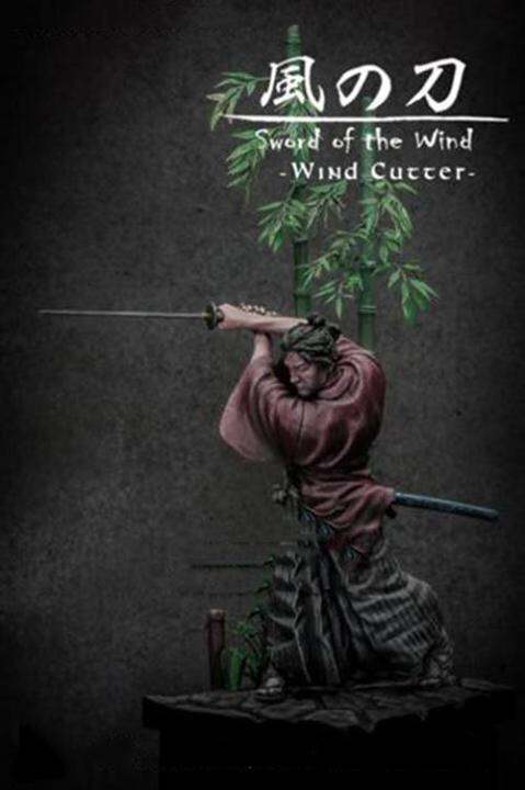 New Unassembled 1/24 75mm Sword of the Wind Samurai Windcutter 75mm ...
