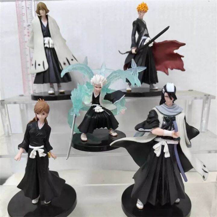 yna toys 5pcs/set Bleach action figure ichigo orihime byakuya toushirou ...