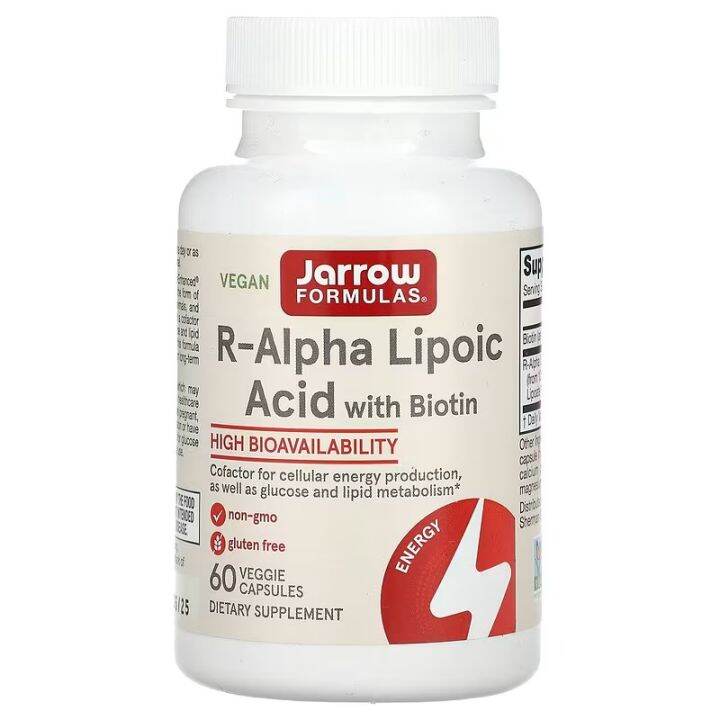 R-Alpha Lipoic Acid with Biotin, 60 Veggie Capsules | Lazada PH