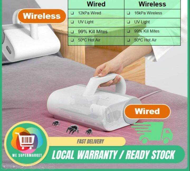 Xiaomi Handheld Anti Dust Mite Vacuum Cleaner Mites Removal Machine 50 ...