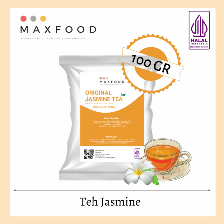 ORIGINAL JASMINE TEA / BUBUK MINUMAN TEH RASA MELATI 100GR | Lazada Indonesia