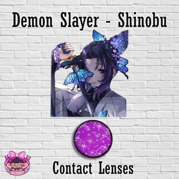 heat selllhvnln Shinobu Kocho Sparkle Purple Lens Demon Slayer Kimetsu ...