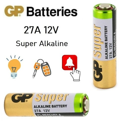 Baterai Remote GP 27A ~^~ 12v SUPER ULTRA Alkaline Battery A27 27AE ...