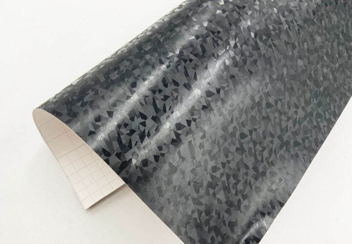 Gravel grain matt black Carbon Vinyl Wrap film Self Adhesive DIY ...
