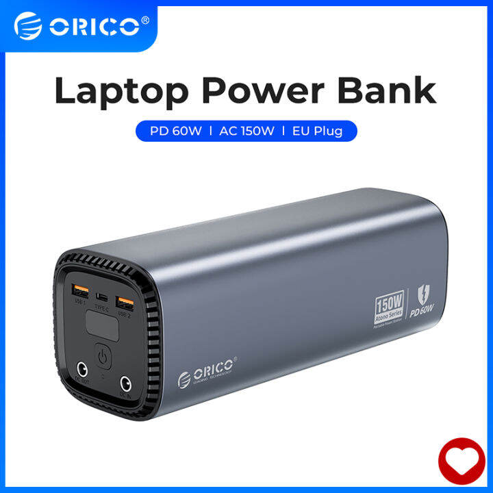 ORICO Notebook Power Bank 144Wh PD60W DC AC Emergency Power Bank for ...
